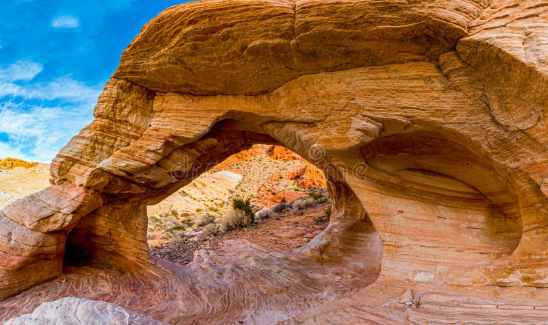 Thunderstorm Arch stock photo. Image of southwest, geological - 254591224