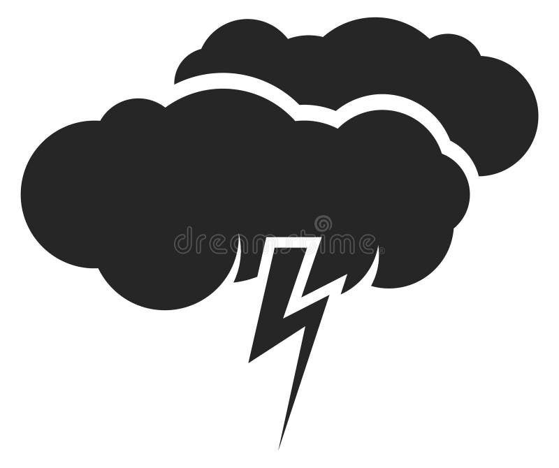 Lightning Bolt Icons with Grunge Texture Isolated on White Background ...