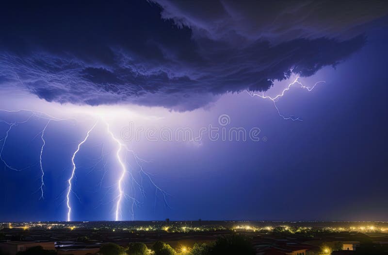 Spring Thunderstorms Stock Illustrations – 16 Spring Thunderstorms ...