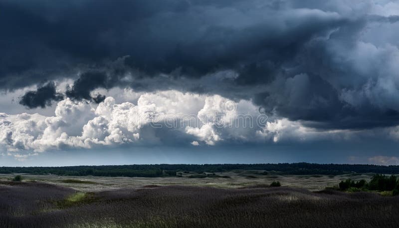 Thunderstorm Clouds, Dramatic Sky, Cloud Background, Heaven, Beautiful Sky Stock Illustration ...