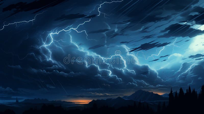 Thunderstorm: a Comic Image of Black Lightning in the Sublime ...