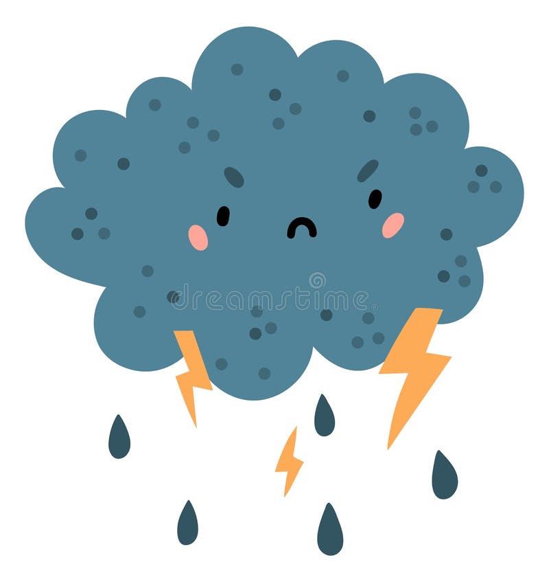 Angry Thunderstorm Stock Illustrations – 450 Angry Thunderstorm Stock ...