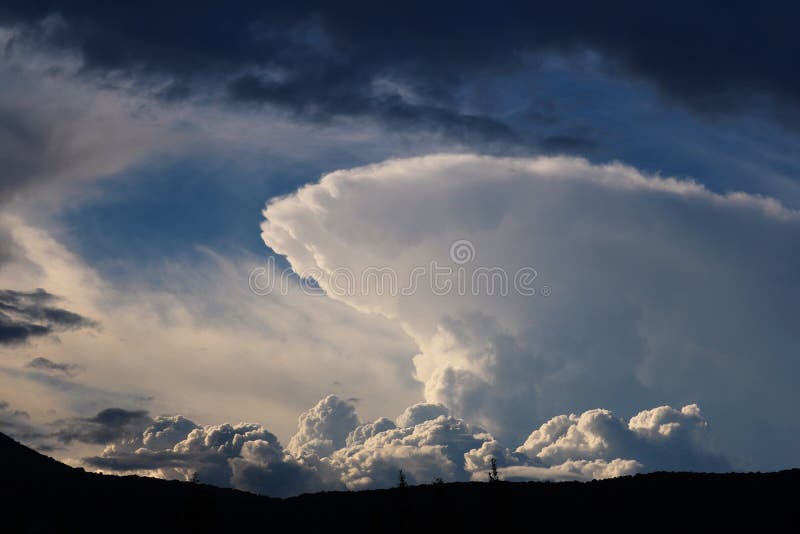 Thunderstorm stock image. Image of storm, large, weather - 95294923