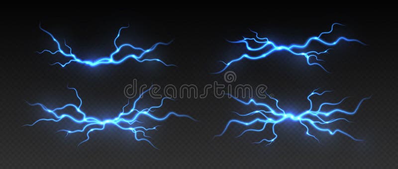 Thunderstorm Lightning, Thunderbolt Strike, Realistic Electric Zipper ...