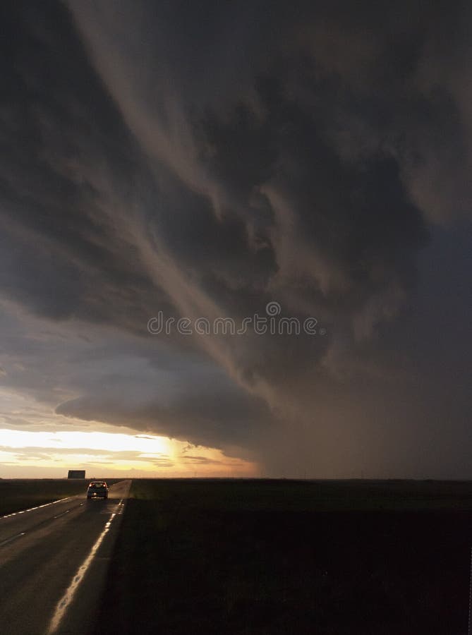 Thunderstorm Over a Field in Colorado Stock Image - Image of climate ...