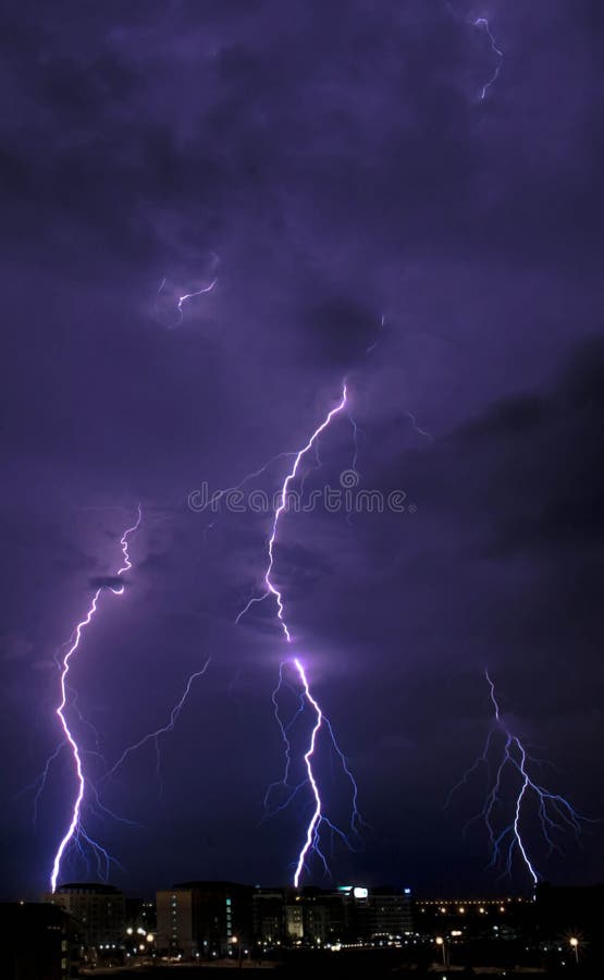 Thunderstorm stock image. Image of climate, blue, strike - 51135819