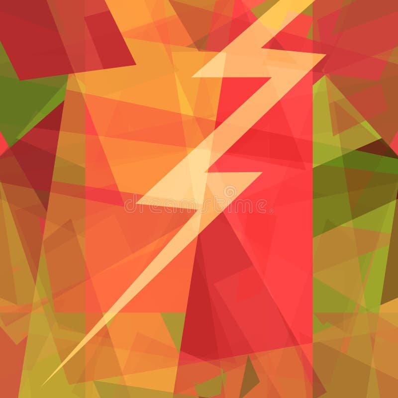 Thunderstruck stock illustration. Illustration of decorative - 75331629