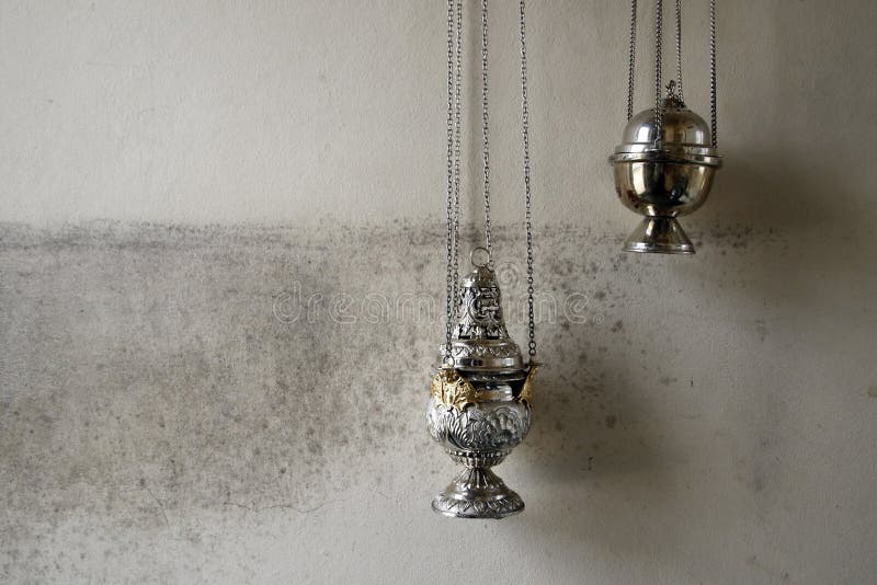 Thurible Or Censer Liturgical Object Stock Image - Image of religious ...
