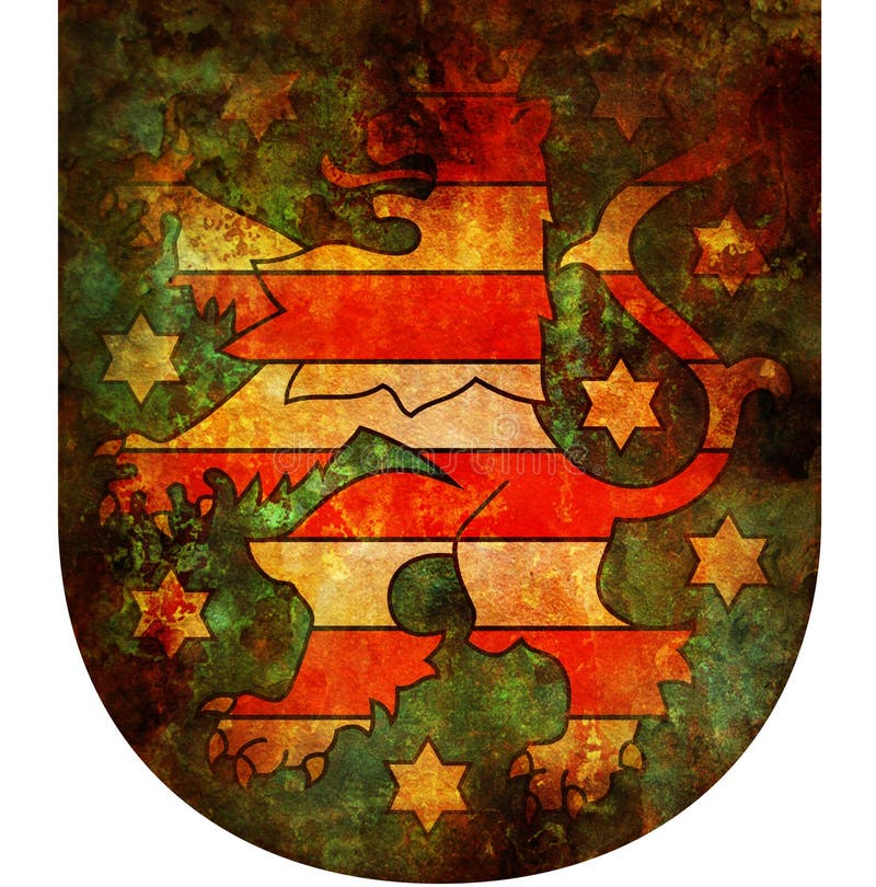 Thuringia region map stock illustration. Illustration of thuringia ...