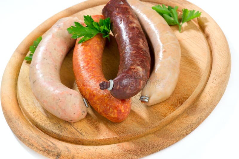 Thuringia sausage stock image. Image of thuringia, salad - 16714283