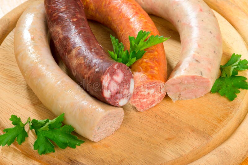 Thuringia sausage stock image. Image of butchery, ingredients - 16714277