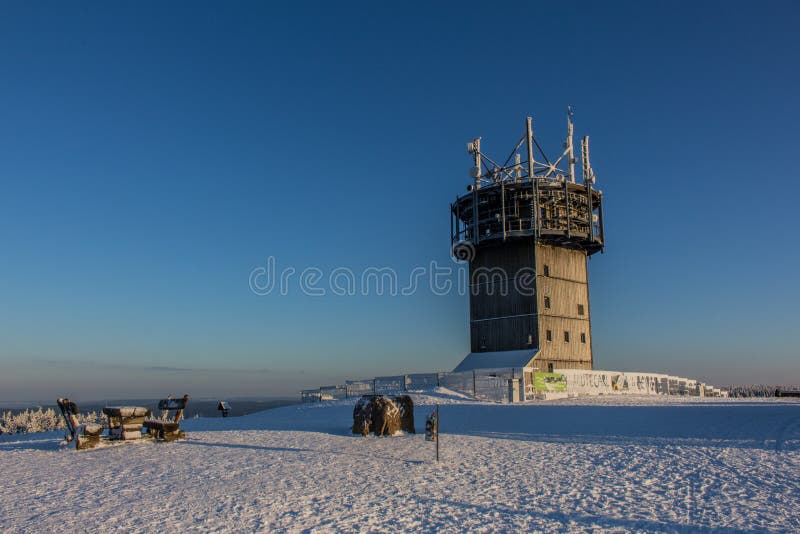 On the Way through the Thuringian Forest in Its Full Glory Stock Photo ...