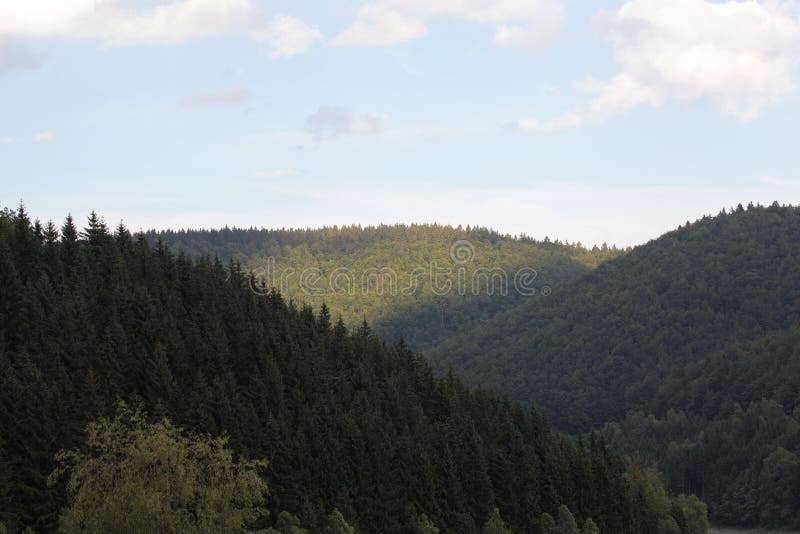 Thuringian Forest stock photo. Image of scenic, scenery - 57752346