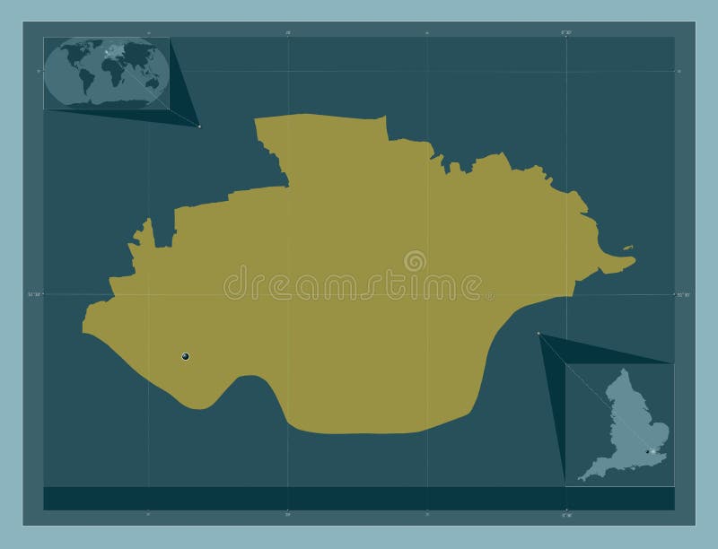 Thurrock, England - Great Britain. Solid. Capital Stock Illustration ...