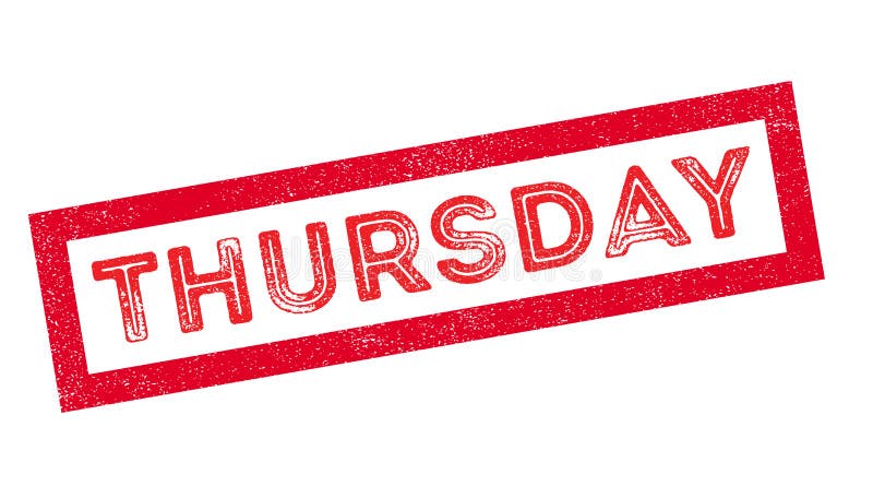 Thursday Special Rubber Stamp Stock Vector - Illustration of ...