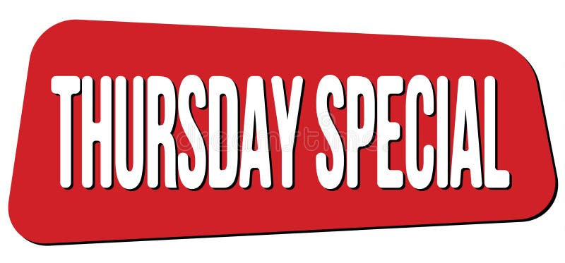 Thursday Special Stock Illustrations – 742 Thursday Special Stock ...
