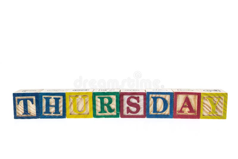 Thursday stock illustration. Illustration of thursday - 2855453