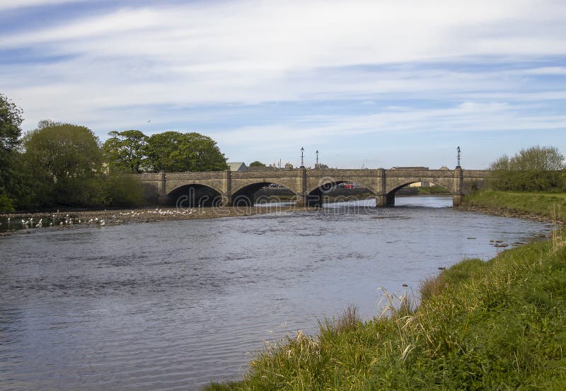 Thurso Bridge Spanning the River Thurso in the Scottish Highlands Stock ...