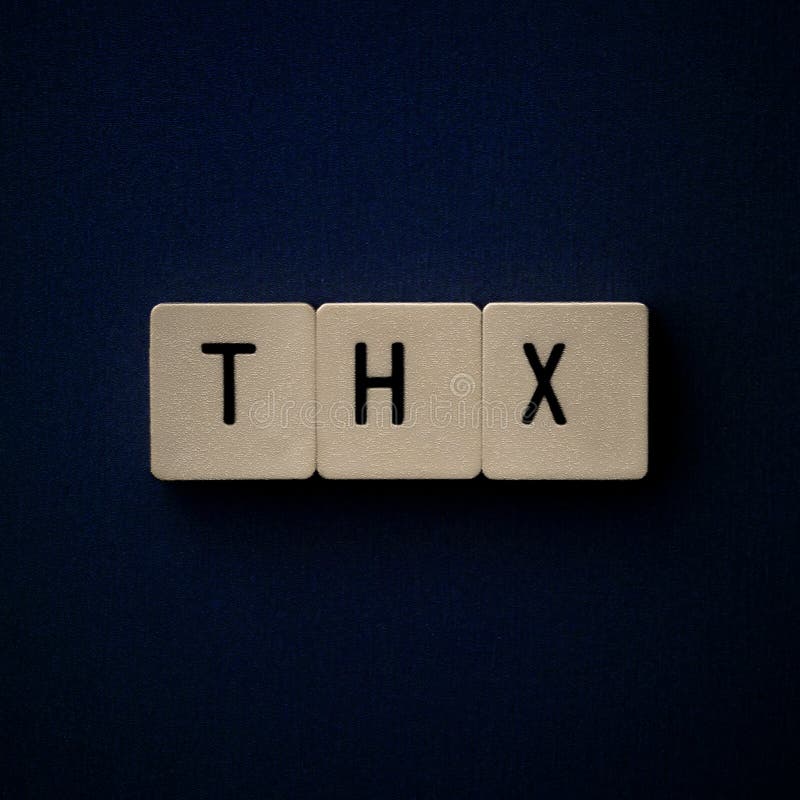 THX stock photo. Image of letters, tiled, craquelure - 45051916