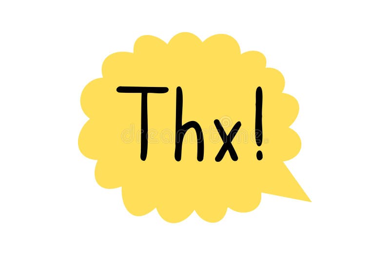 THX Speech Bubble Yellow Bright Icon. Thank You Hand Drawn Quote Text ... THX Speech Bubble Yellow Bright Icon. Thank You Hand Drawn Quote Text ...