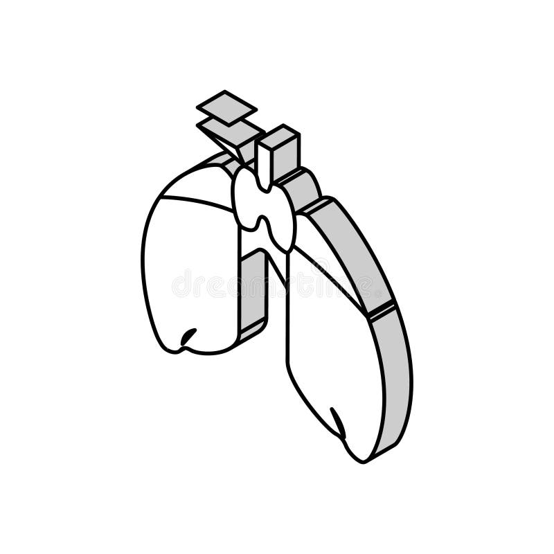 Thymus Endocrinology Isometric Icon Vector Illustration Stock Vector ...