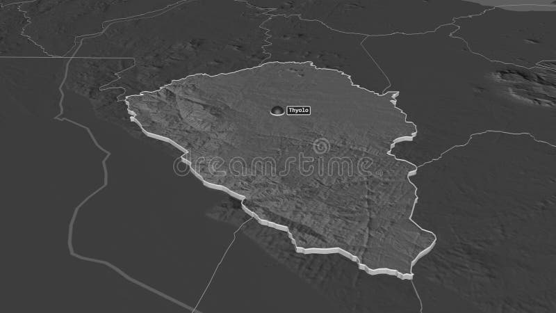 Thyolo, Malawi - Extruded with Capital. Bilevel Stock Illustration ...