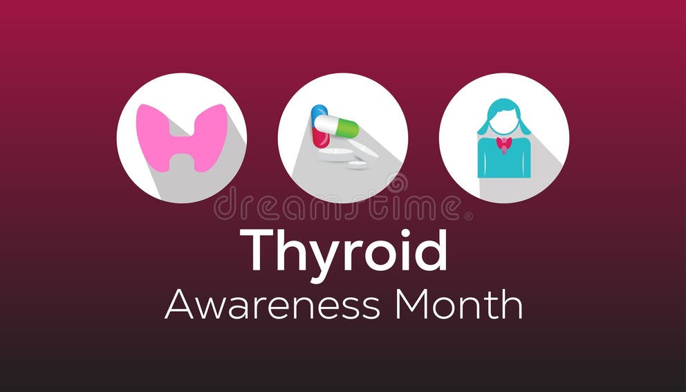 Thyroid Awareness Month Observed Each Year during January. Healthcare ...