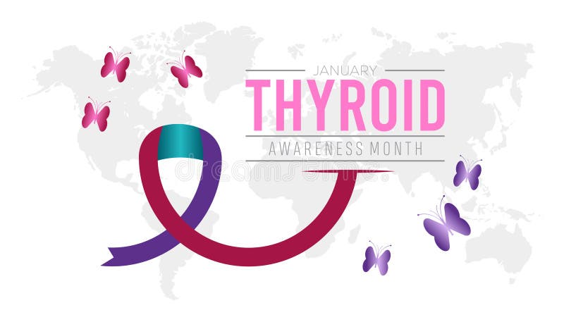 Thyroid Awareness Month Observed Each Year during January. Healthcare ...