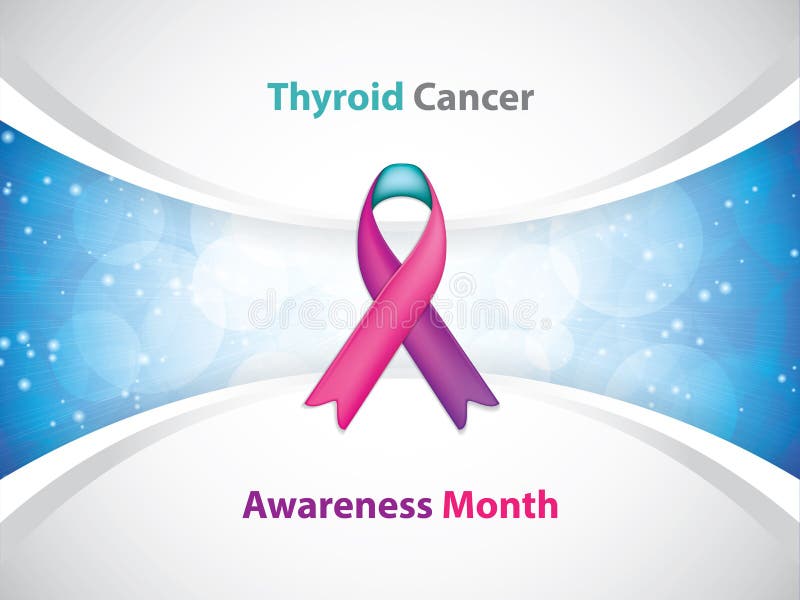 Thyroid Cancer Ribbon Stock Illustrations – 315 Thyroid Cancer Ribbon ...