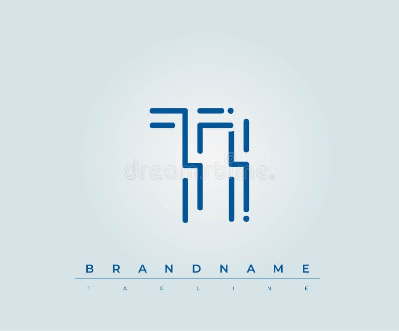 TI Technology Letter Logo Template Stock Vector - Illustration of ...