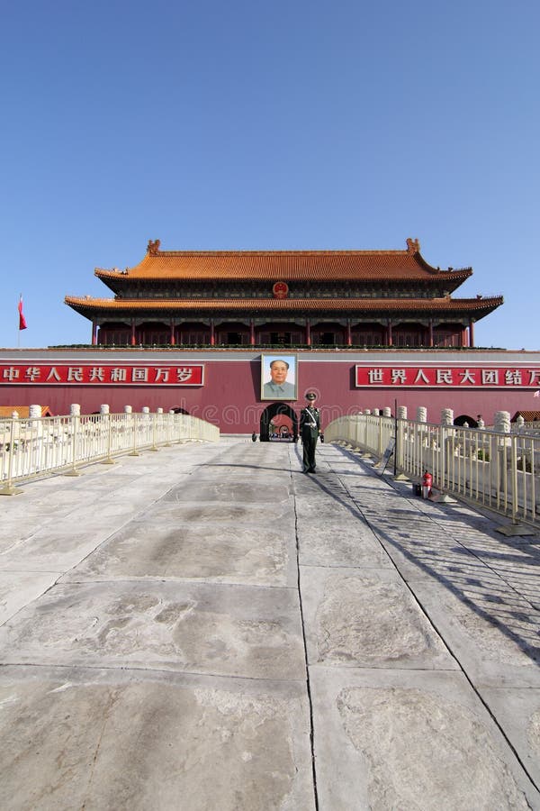 Tian an Men Gate of Beijing, China 02 Editorial Photography - Image of ...