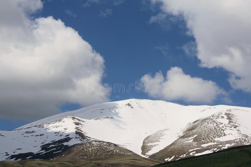 Tian Shan (Sky Mountain) stock image. Image of path, hiking - 10408403