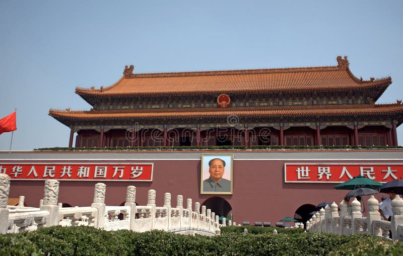 Tiananmen Gate, Beijing, China Editorial Image - Image of attraction ...