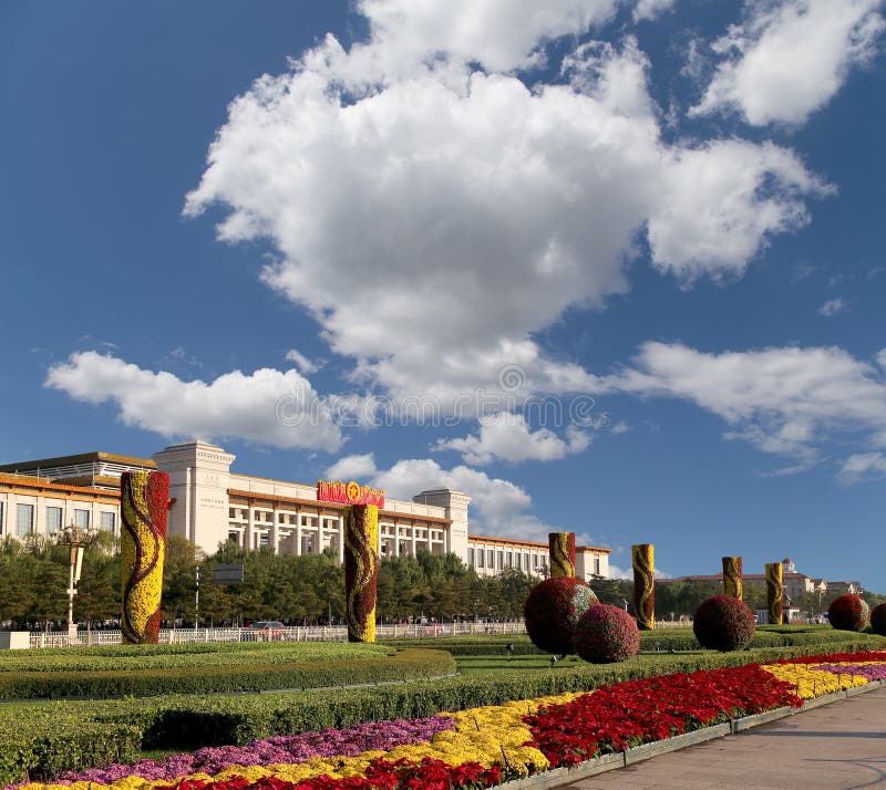 Tiananmen Square --Beijing, China Stock Photo - Image of place, travel ...