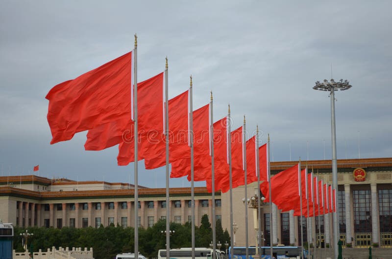 Tiananmen Square, Beijing editorial stock photo. Image of historical ...