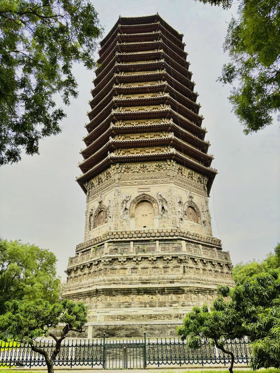 Tianning Temple in Beijing China Stock Image - Image of imperial, pray ...