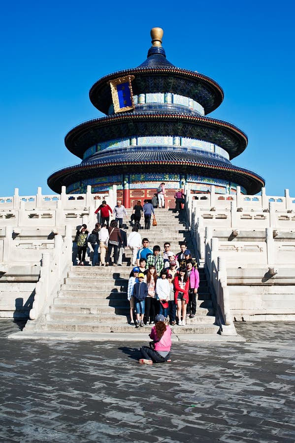 Tiantan and Students editorial image. Image of traditional - 20427390