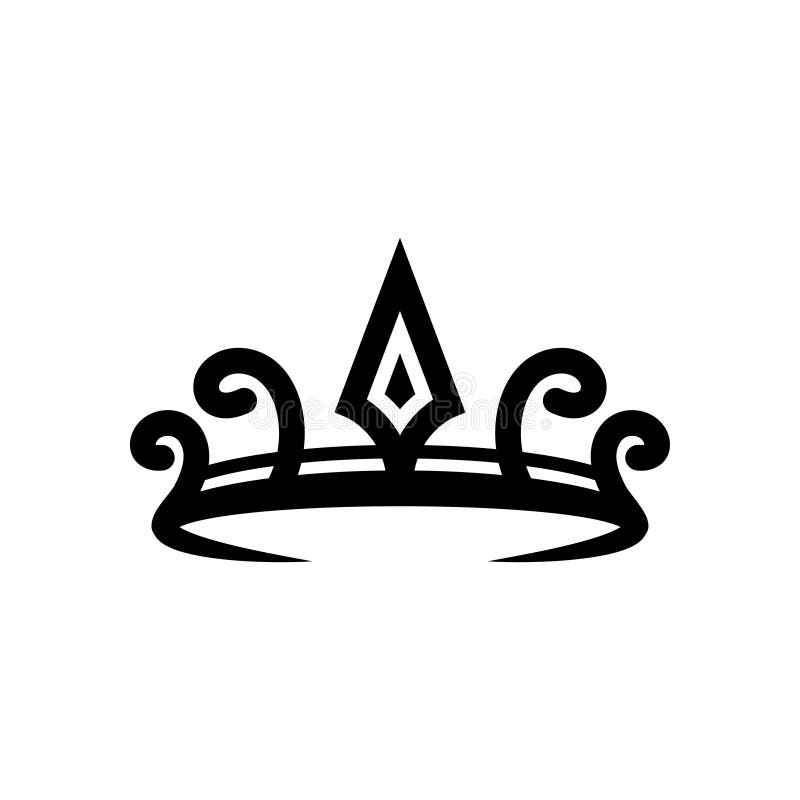 Tiara Icon Design Template Vector Isolated Illustration Stock Vector ...