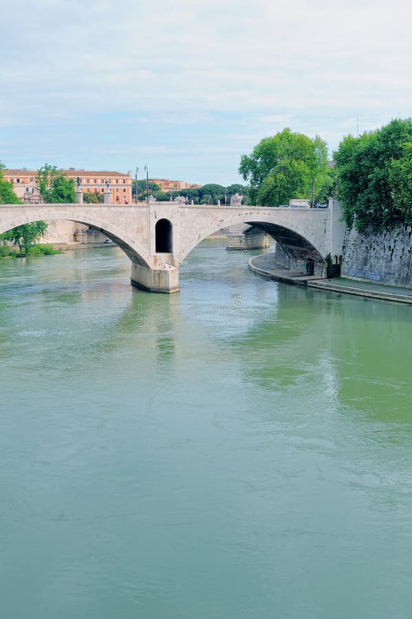 Tiber River stock image. Image of monument, cityscape - 21171047