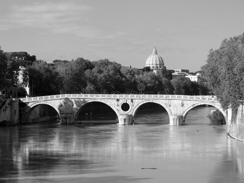 Tiber river in Rome stock image. Image of river, white - 27776839
