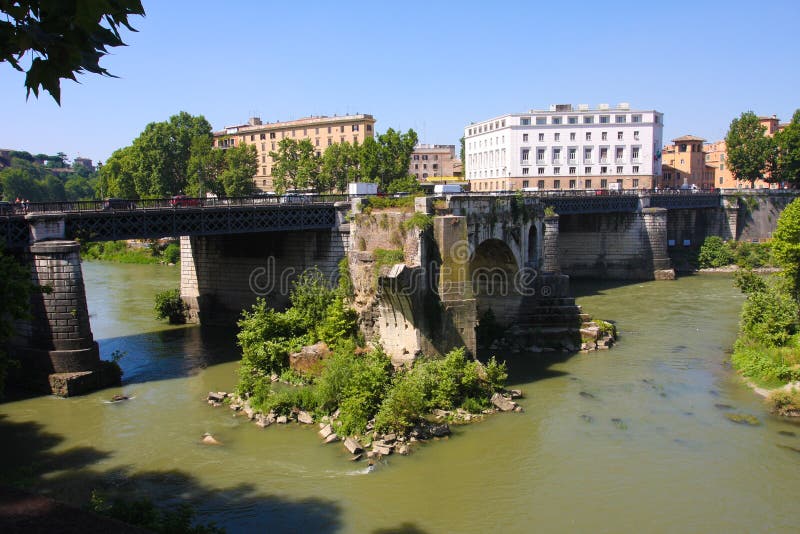 Tiber River Rome Italy stock image. Image of tree, tiber - 55685739