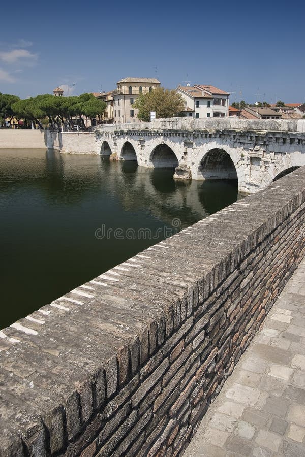 The Tiberius Bridge stock photo. Image of tiberius, roman - 11574764
