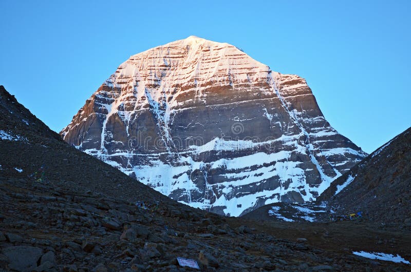 Tibet Mount Kailash. arkivfoto. Bild av tibet, berg, pyramid - 35101096