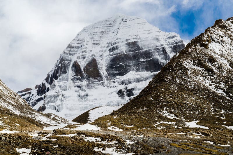 Tibet. Mount Kailash. stock photo. Image of pyramid, traveling - 42010084