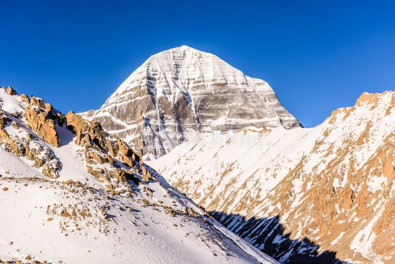 Tibet. Mount Kailash. North Face Stock Photo - Image of blue, high ...