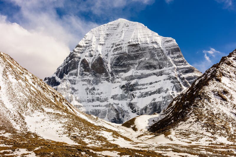 Mount Kailash. North face stock photo. Image of buddhism - 159857426