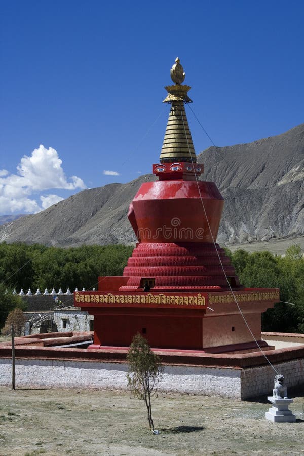 Buddhism Samye Monastery in Tibet Stock Image - Image of architecture ...
