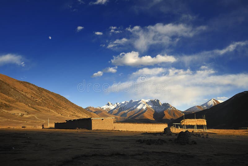 Tibet scenery stock photo. Image of life, clouds, beautiful - 17554290