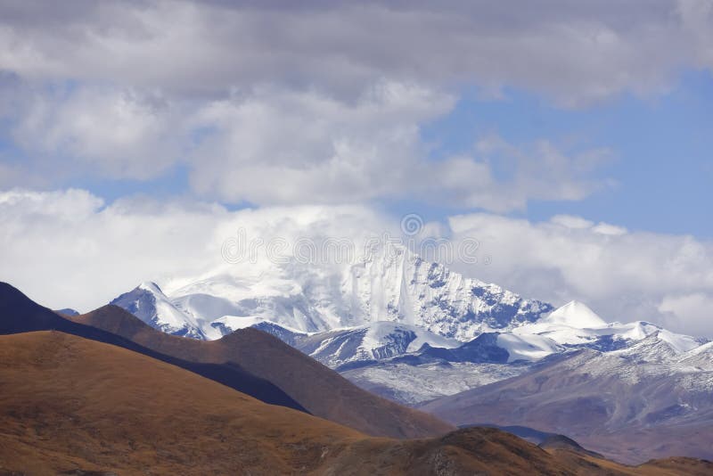 Tibet snow mountain stock photo. Image of snow, outdoor - 28887634