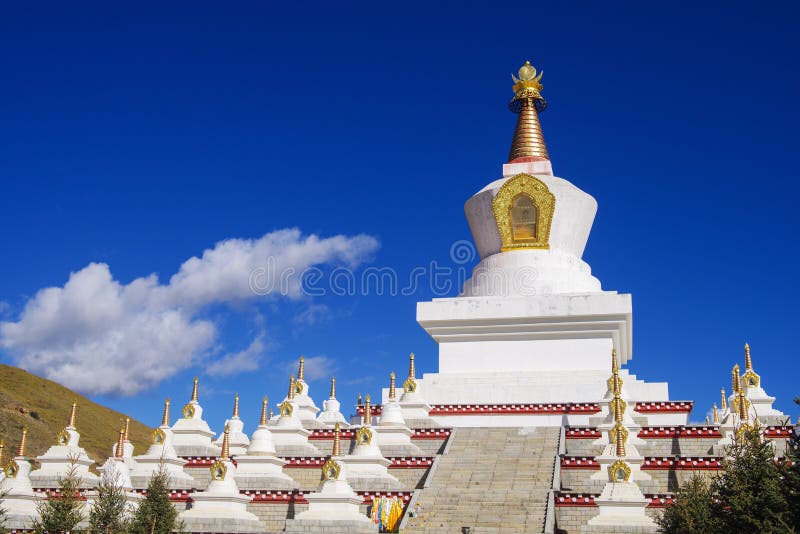 Tibet stupa stock photo. Image of asia, lama, building - 79002210